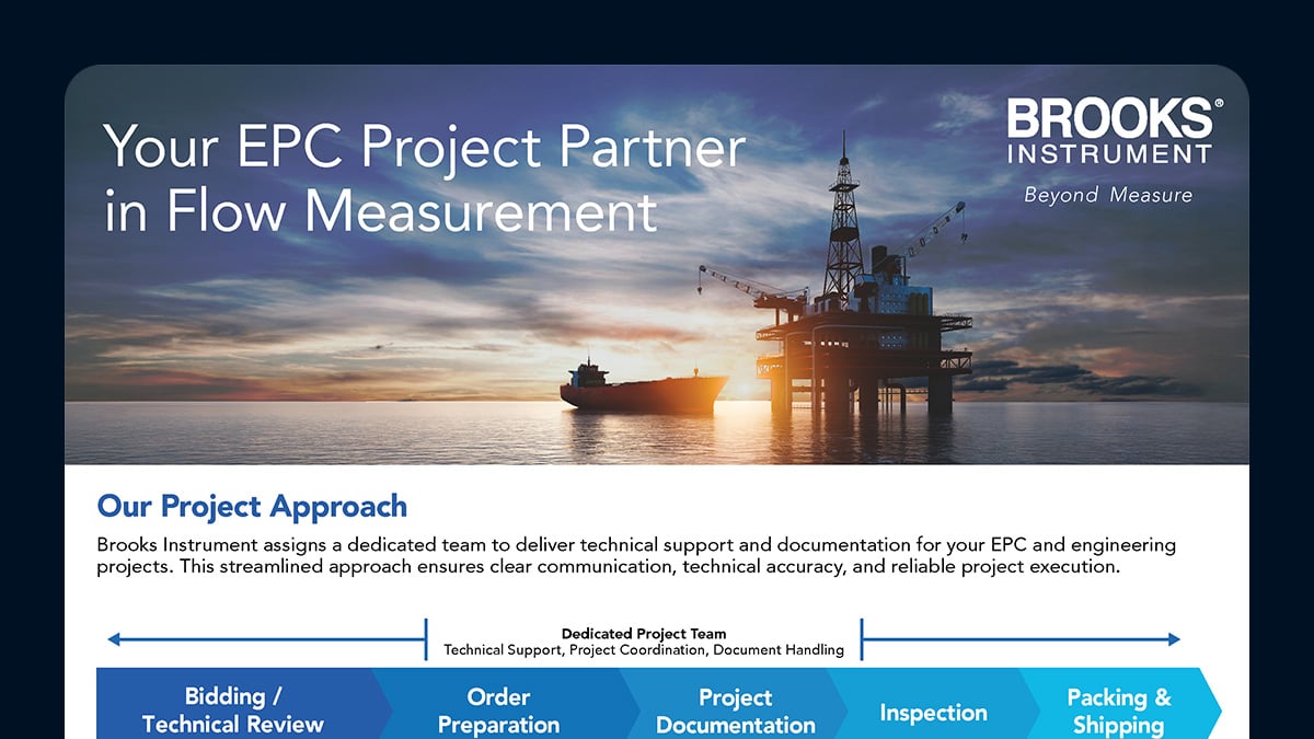 Your EPC Project Partner in Flow Measurement